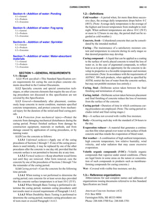 308.1 98 sandard specification for curing concrete | PDF