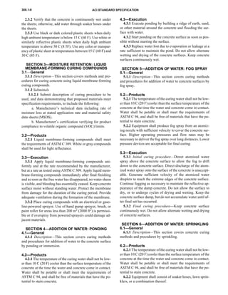 308.1 98 sandard specification for curing concrete | PDF