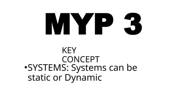 MYP3 Science: Exploring Key Concepts in Depth | PPT