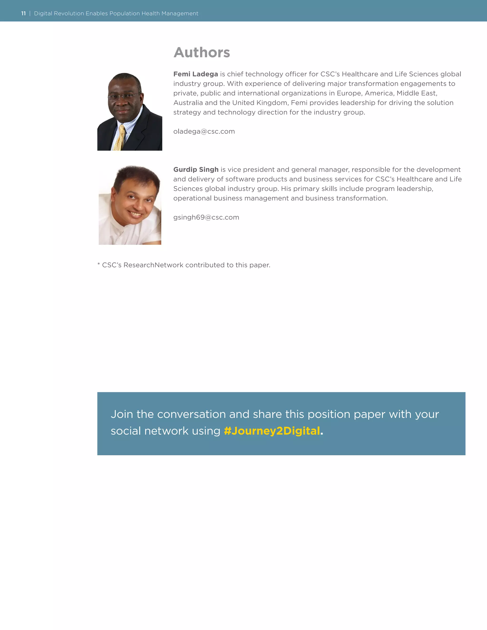 CSC Healthcare Journey | PDF