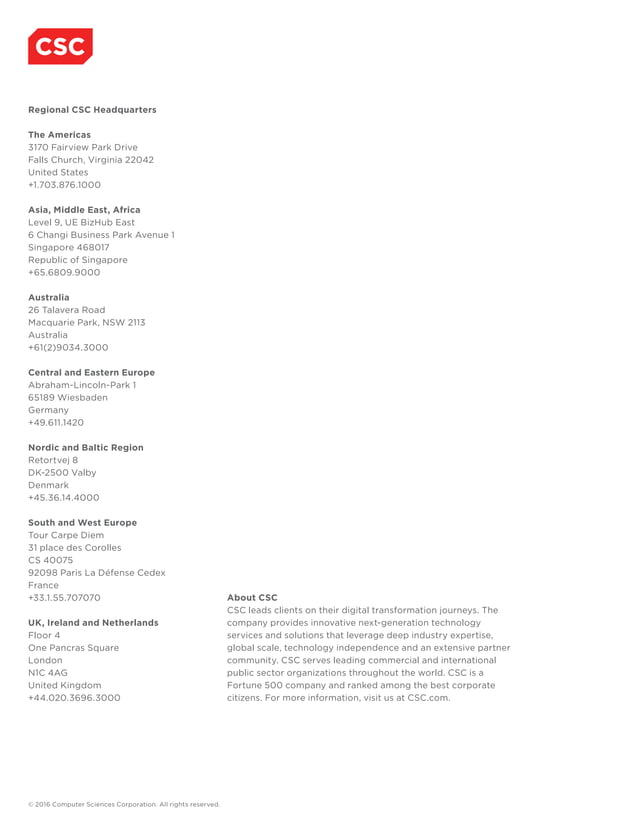 CSC Healthcare Journey | PDF