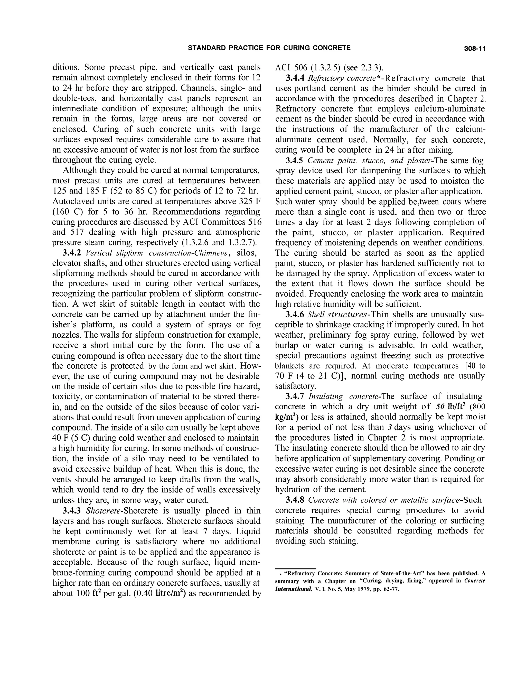 308 92 standard practice for curing concrete (reapproved 1 | PDF