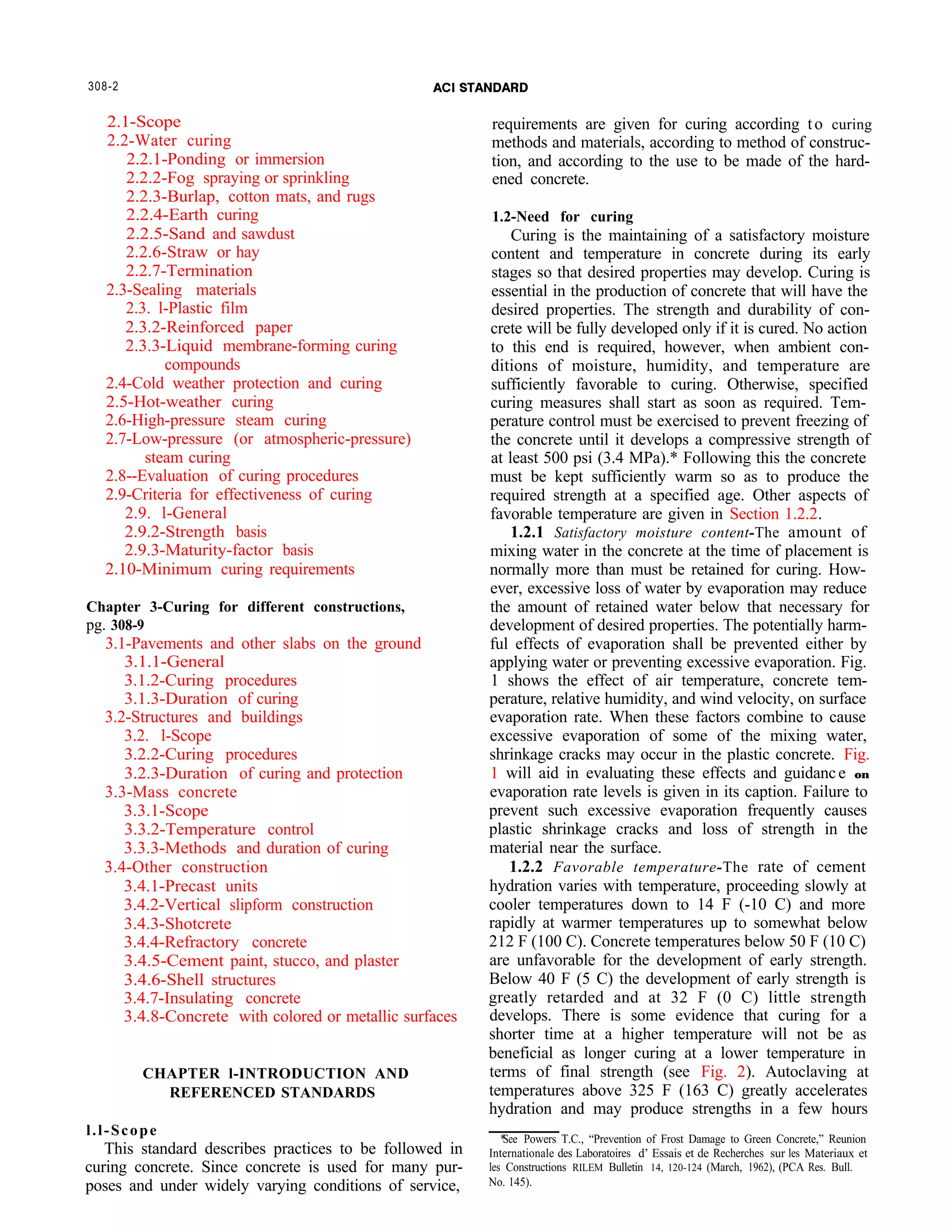 308 92 standard practice for curing concrete (reapproved 1 | PDF