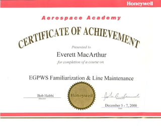 Honeywell EGPWS | PDF