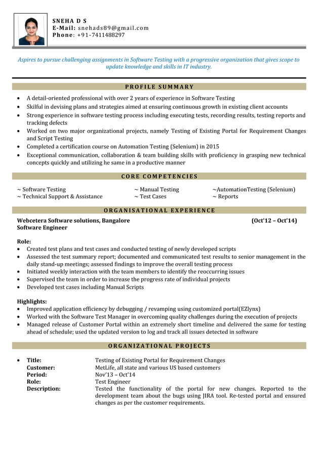 Sneha_CV | PDF