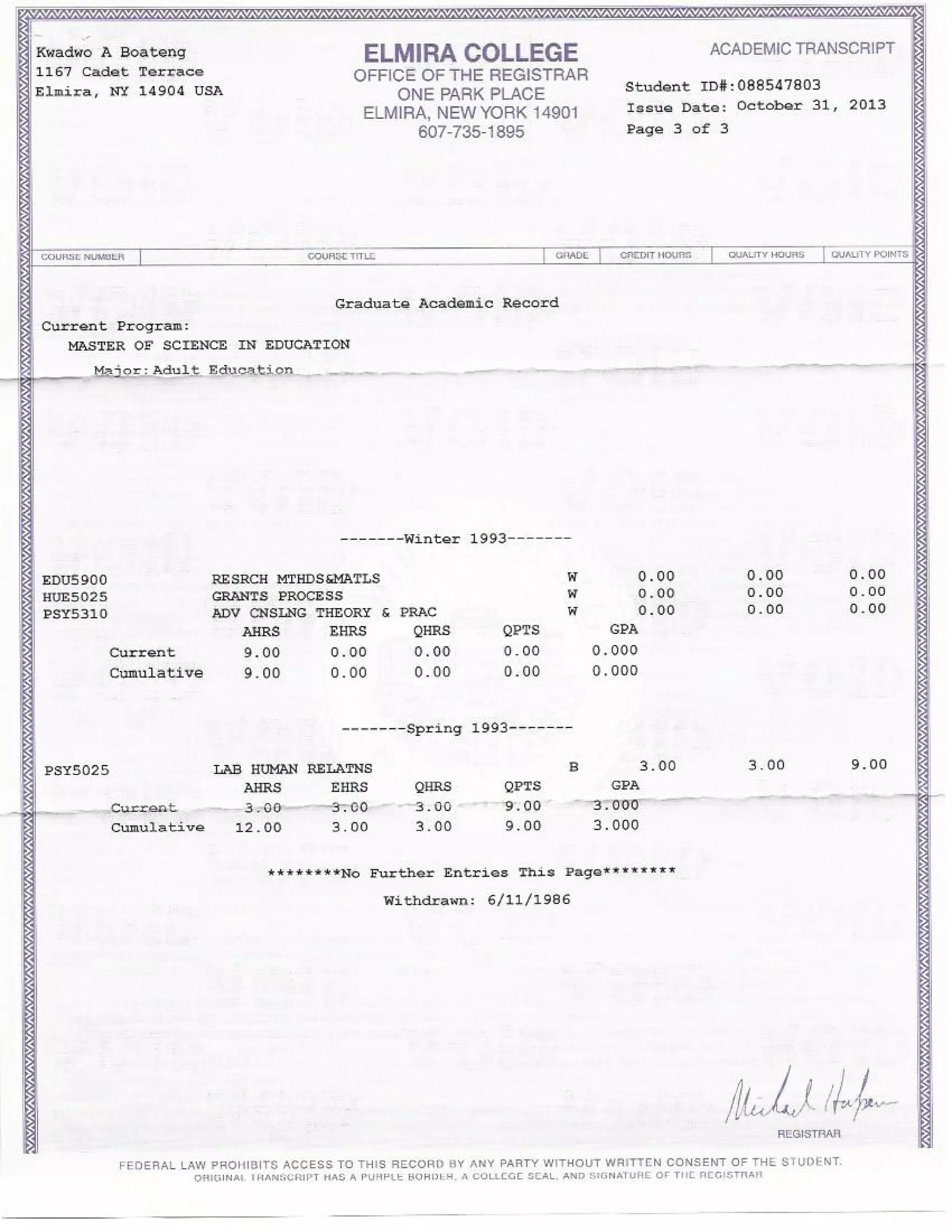 elmira college docs | PDF