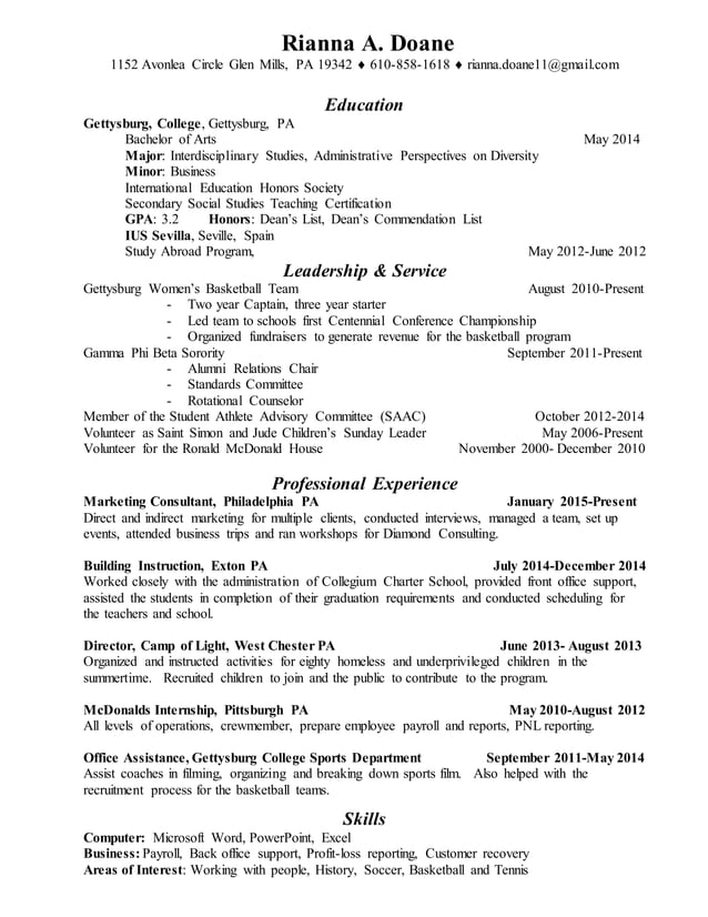 Rianna Doane Resume | DOCX