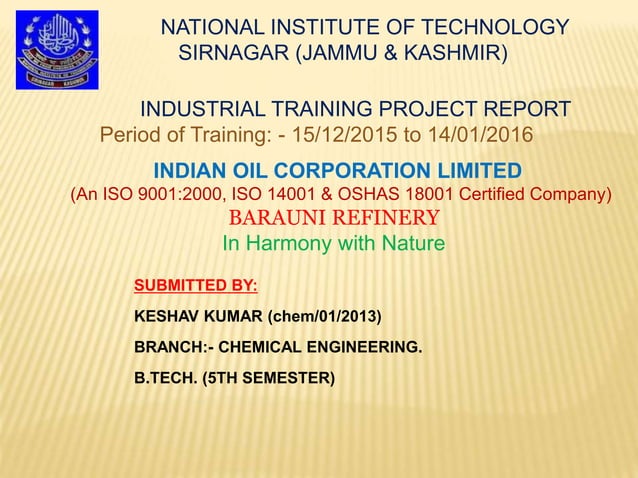 KESHAV IOCL PROJECT | PPTX | Commodities | Economy