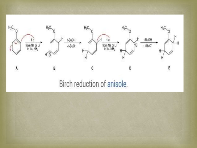 Birch reduction.pptx | Chemistry | Science