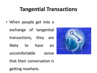Tangential transactions - transactional analysis - Manu Melwin Joy | PPTX
