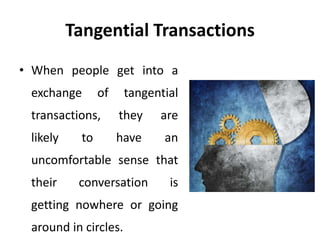 Tangential transactions - transactional analysis - Manu Melwin Joy | PPTX