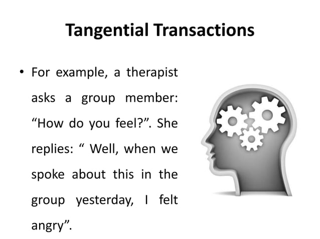 Tangential transactions - transactional analysis - Manu Melwin Joy ...