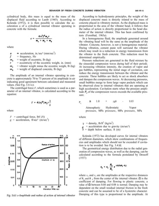 309.1 r 93 - behavior of fresh concrete during vibration | PDF