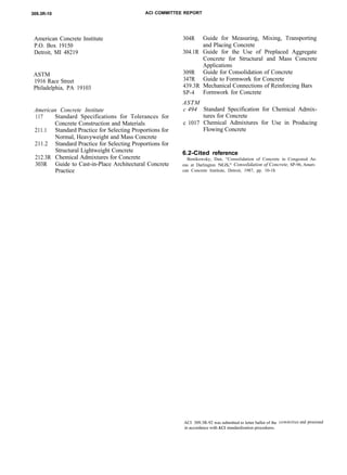 309.3 r 92 - guide to consolidation of concrete in congested | PDF