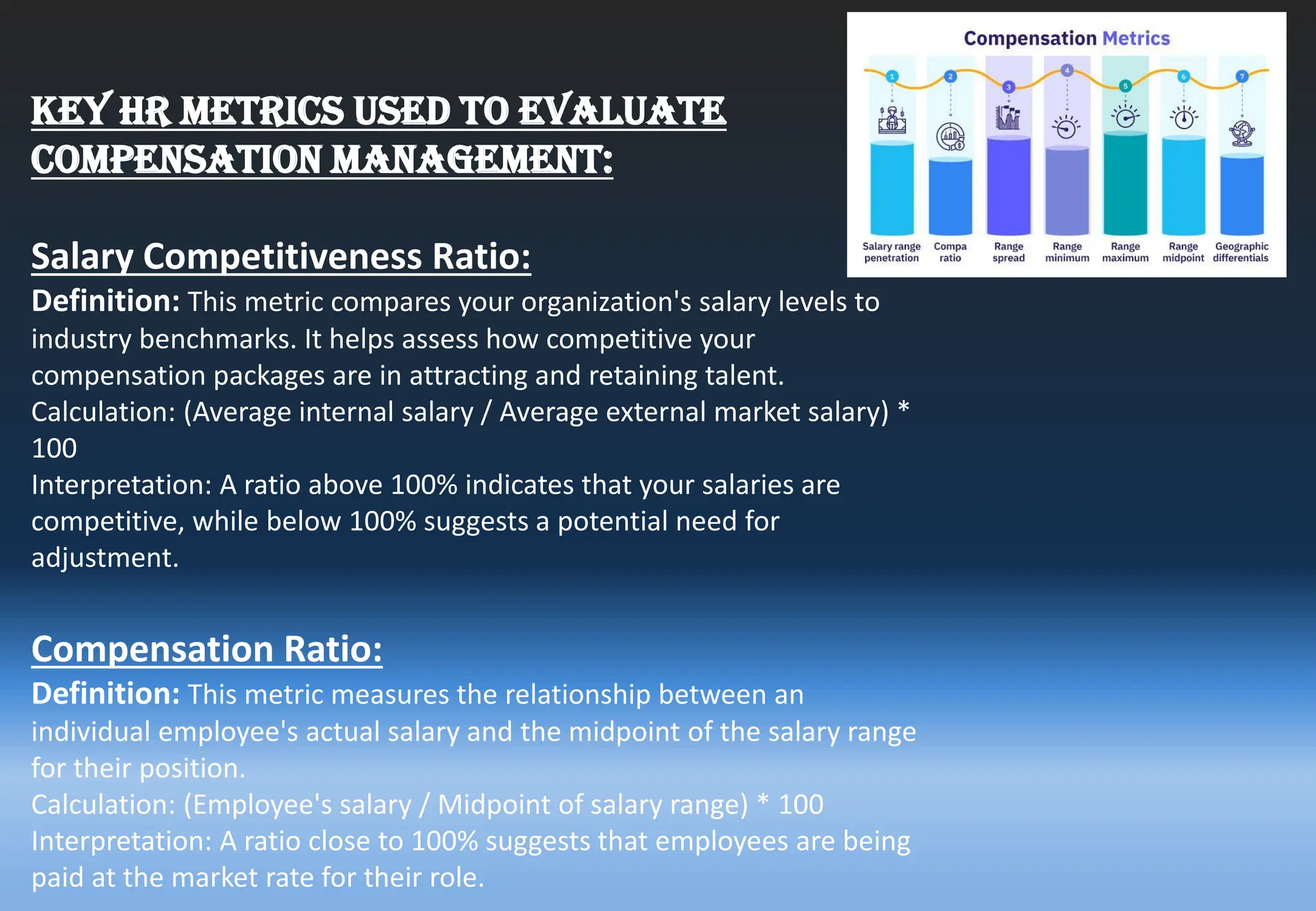 HR Analytics Metrices for Compensation Management | PDF