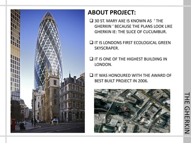 The Gherkin. | PDF | Civil Engineering Industry | Industries