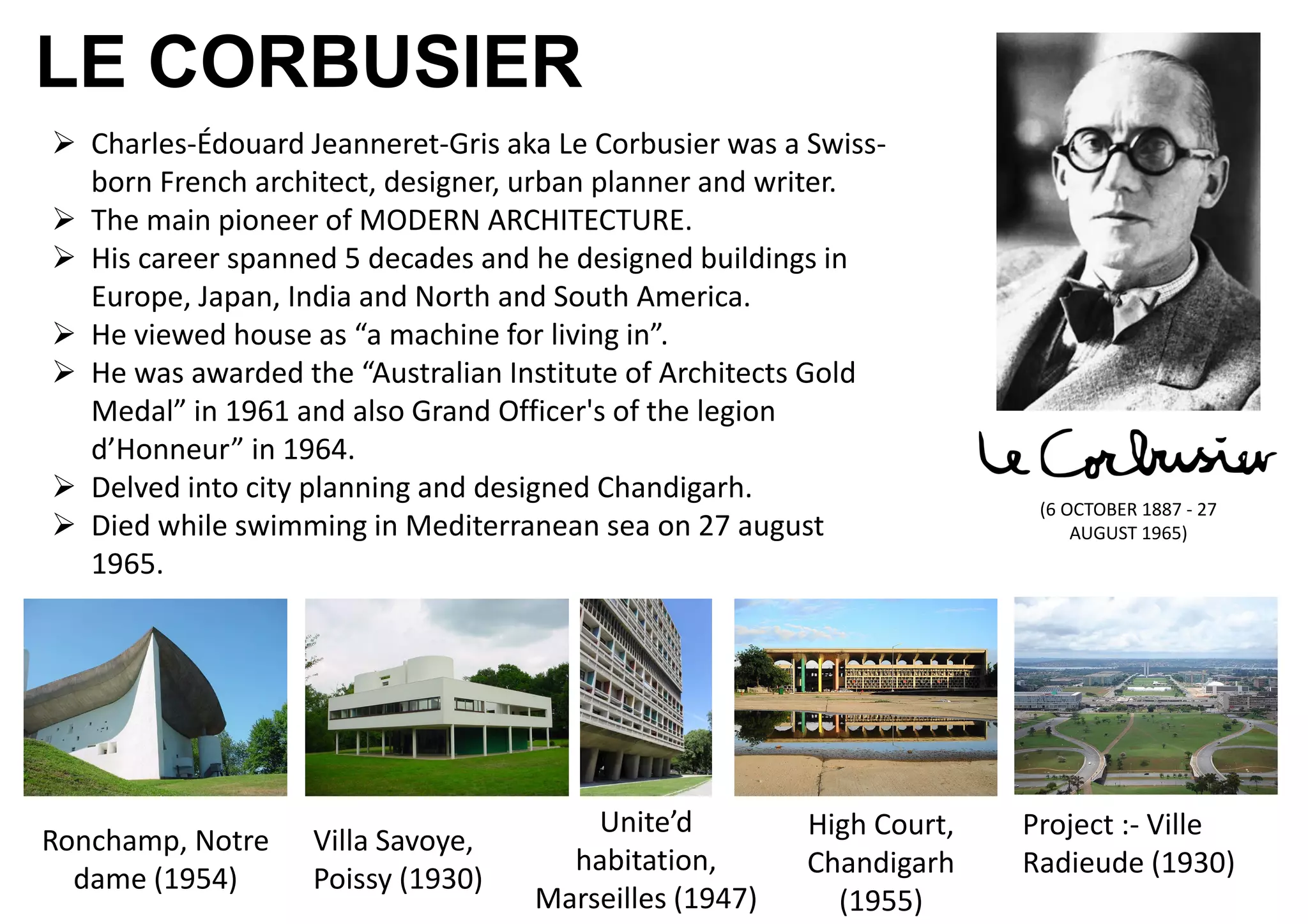 Unite'd habitation, Le corbusier. | PDF