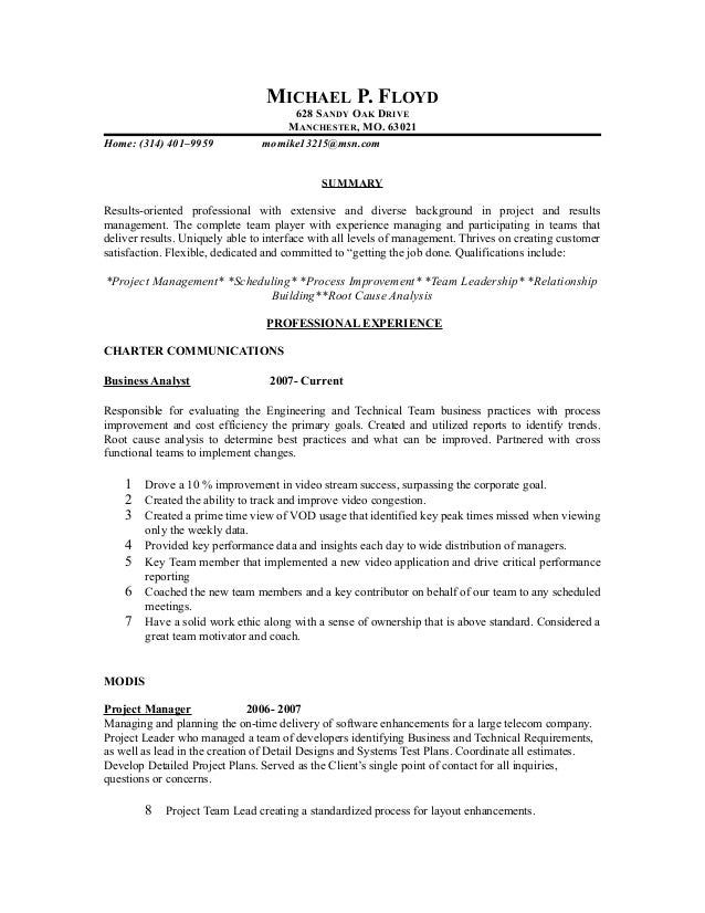 Michael Resume