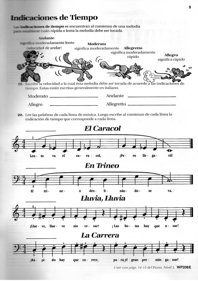 309387603 piano-basico-de-bastien-teoria-nivel-1-por-james-bastien | PDF