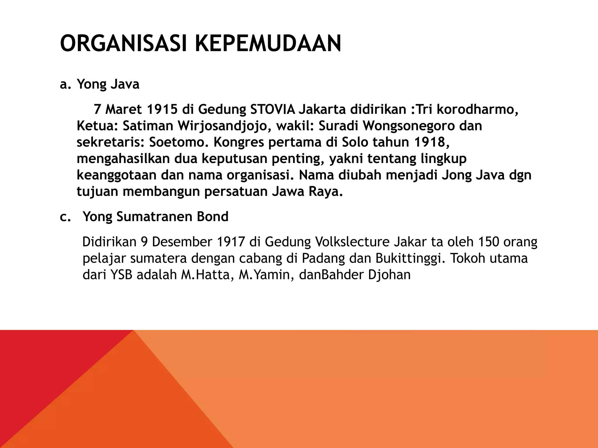 pergerakan nasional dan sumpah pemuda | PPT