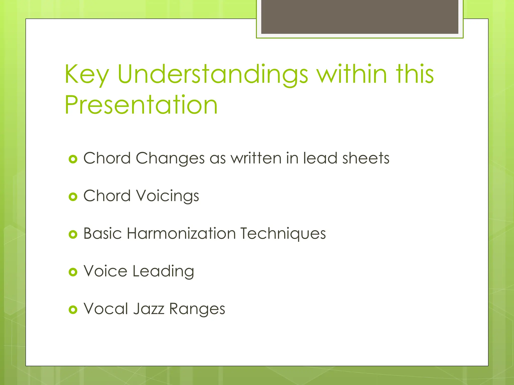Vocal Jazz for the young singer - Theory | PDF