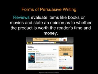 Persuasive Essay Introduction | PPT