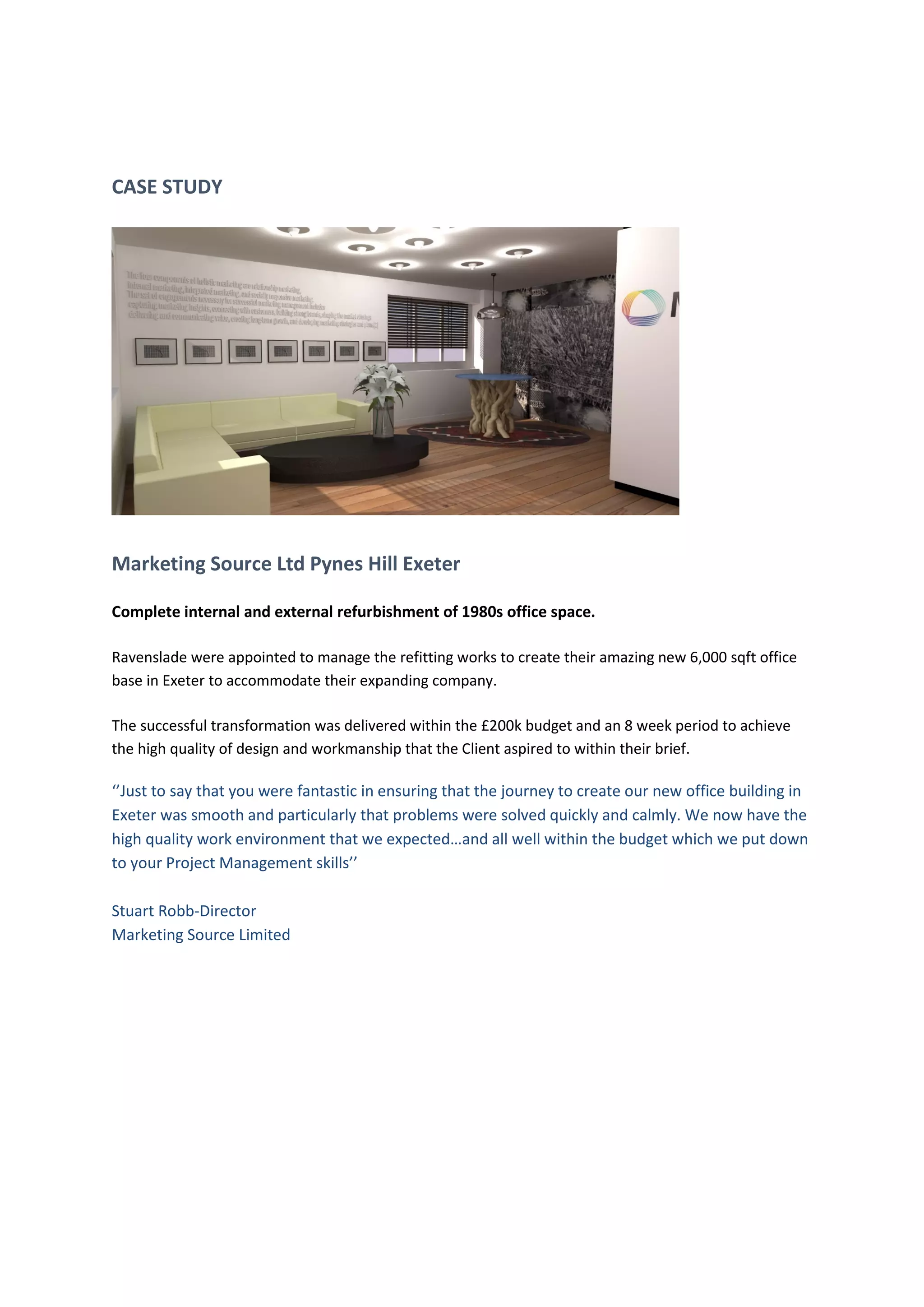 CASE STUDY- Marketing Source | PDF