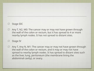 colorectal cancer - diagnosis, treatment.ppt