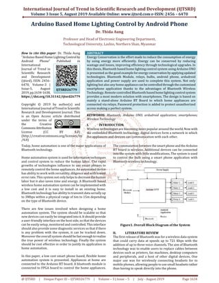 Arduino Based Home Lighting Control by Android Phone | PDF