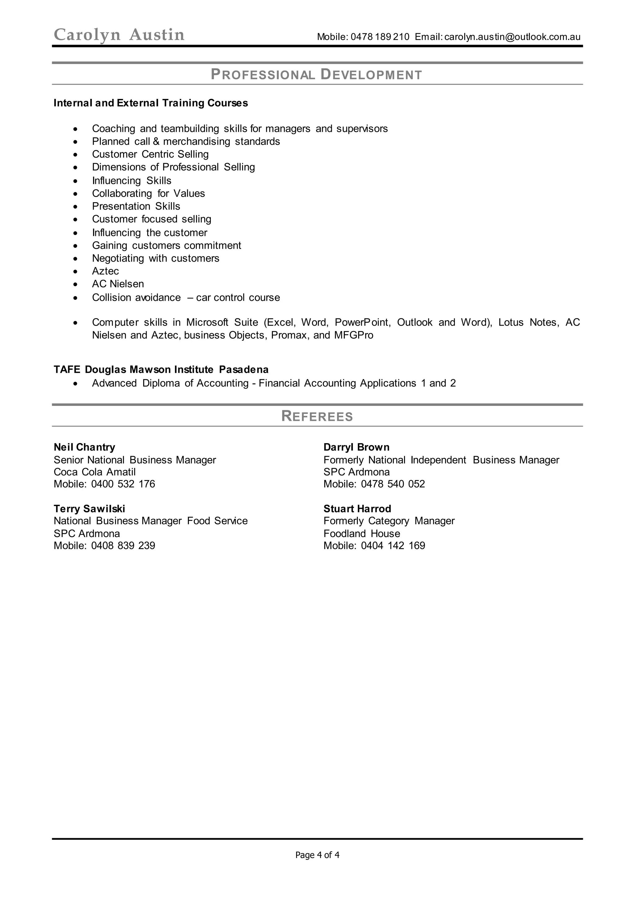 Carolyn Austin, CV | DOCX