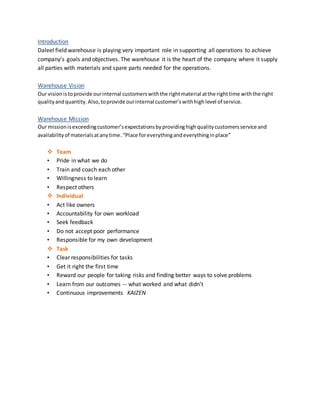 Vision and Mission | DOCX | Logistics | Business