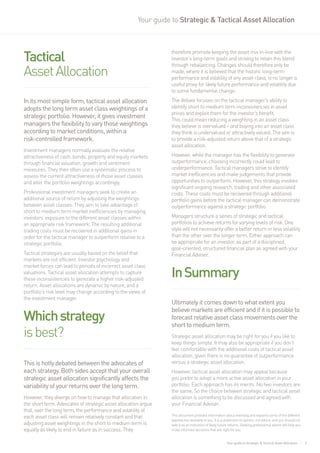 Strategic & Tactical[1] | PDF