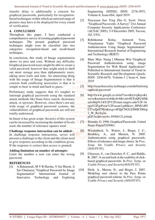 Survey on Graphical Password by Image Segmentation 2021 2022 | PDF