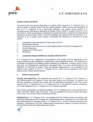 Transparency Report - PwC Pakistan | PDF