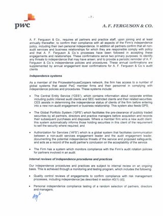 Transparency Report - PwC Pakistan | PDF