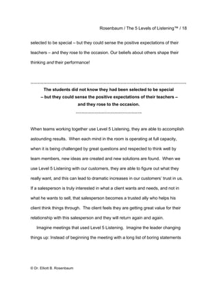5 Levels of Listening ebook | PDF