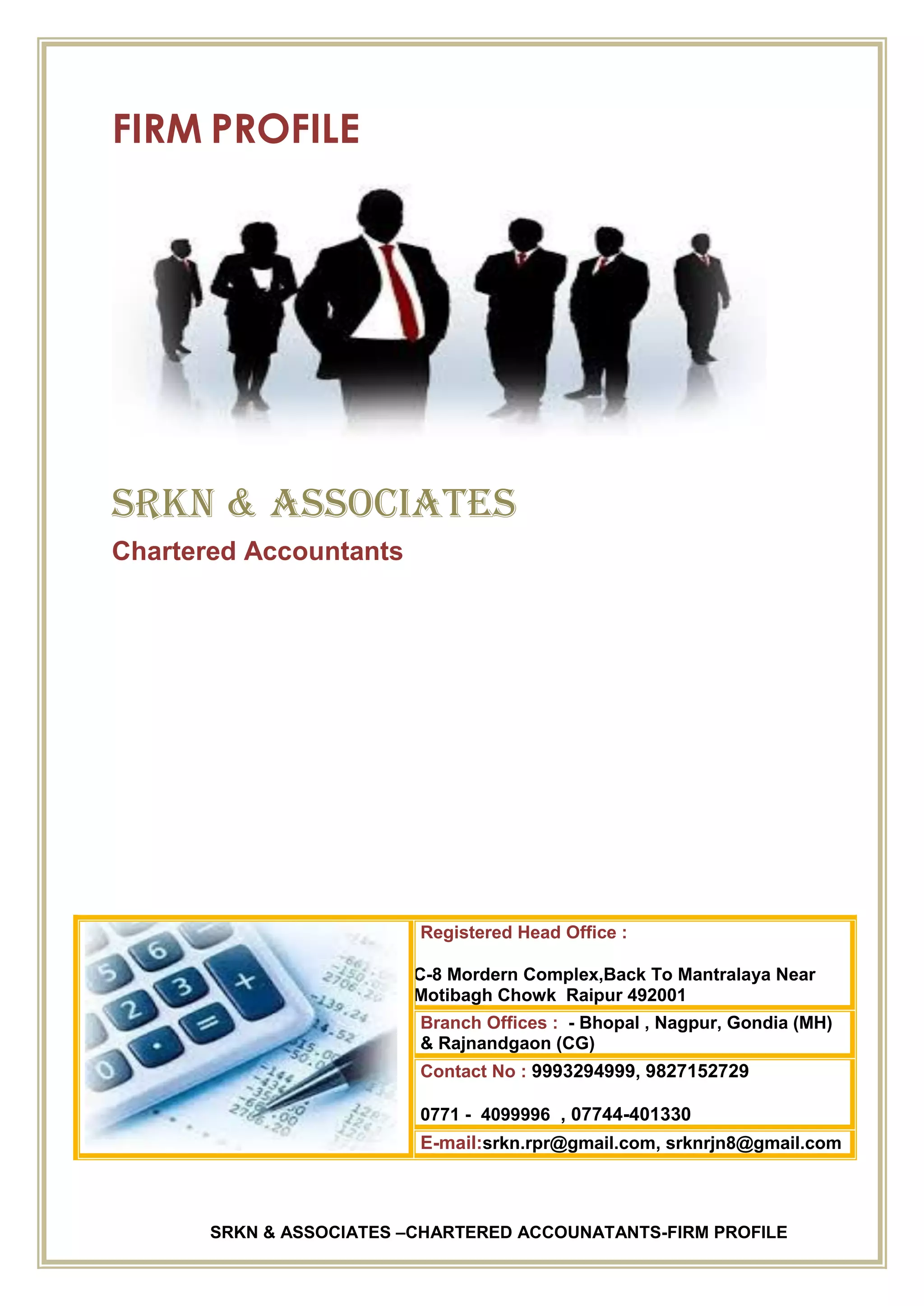 Firm_Profile_SRKN_ASSOCIATES 07032016 | PDF