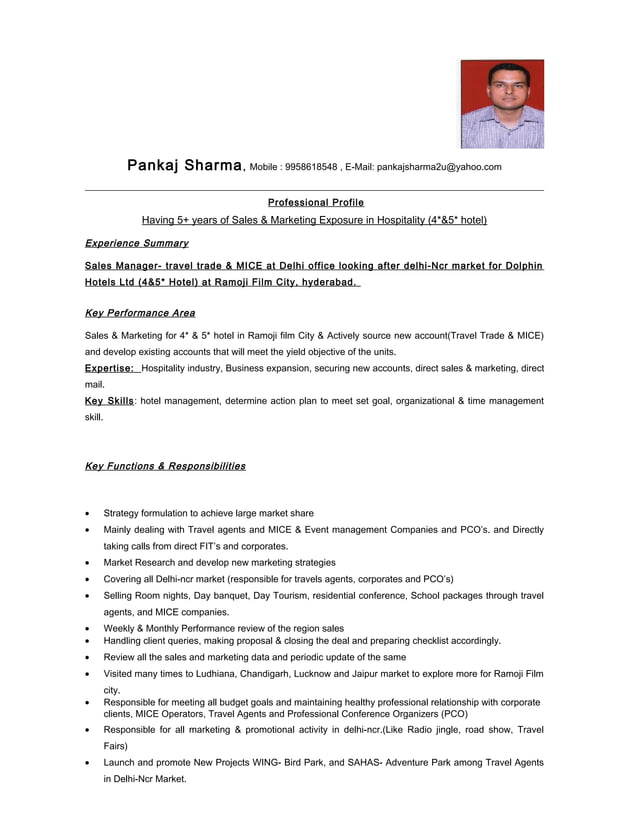 pankaj resume | PDF