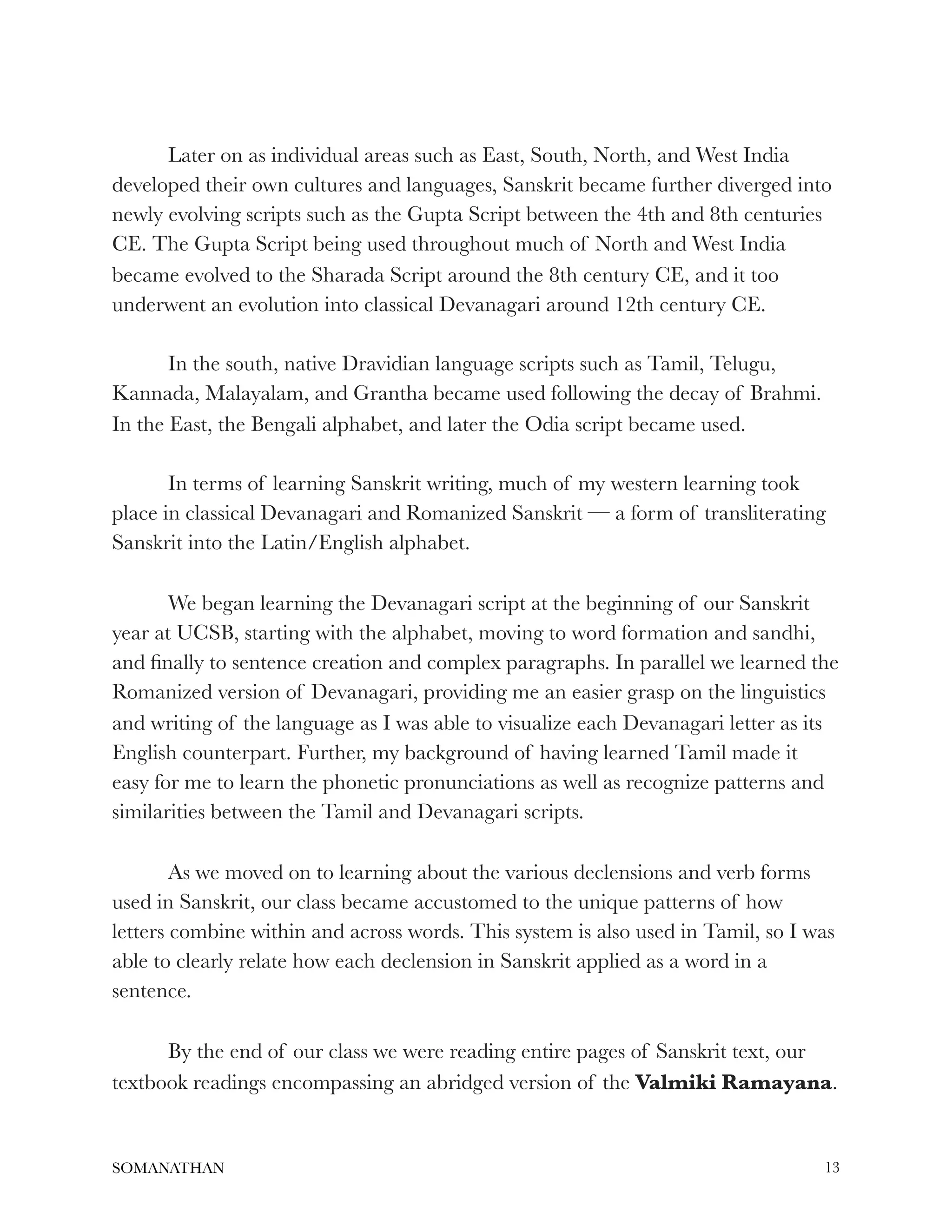 Learning Sanskrit from an Eastern and Western Perspective | PDF ...