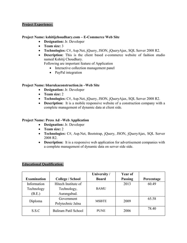 Ajinkya_Wavare_CV_1yr | PDF