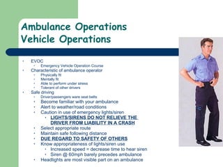 30)Ambulance Operations | PPT