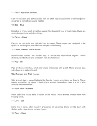 30 Animals and Their Homes Exploring Habitats Shelters.docx