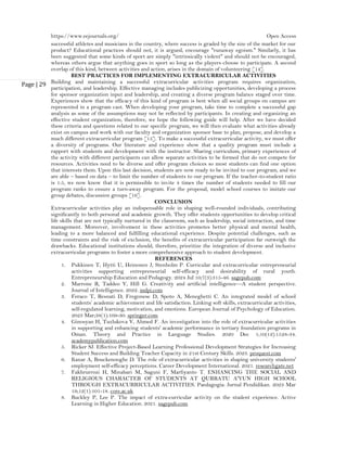 The Role of Extracurricular Activities in Student Development (www.kiu ...