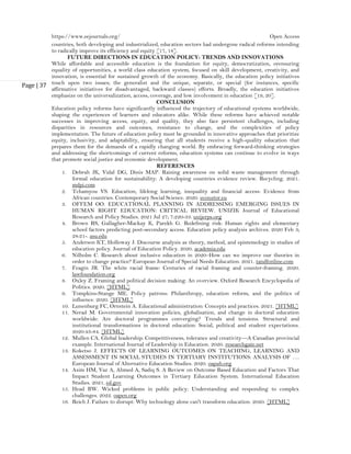 Education Policy Reforms: Impact and Future Directions (www.kiu.ac.ug ...