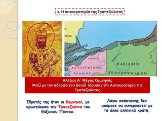 30β. Τα ελληνικά κράτη μετά την άλωση της Πόλης (Ε΄) | PPTX