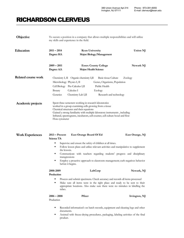 Richardson Resume1 (1) | DOC