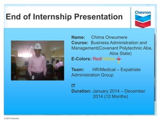 chima - Final Presentationff | PPT