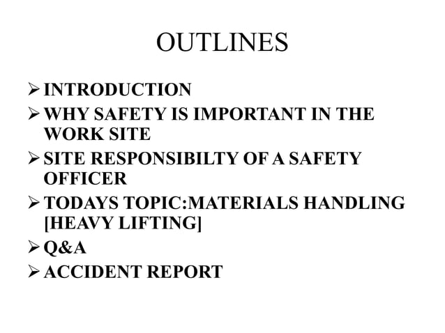 SAFETY PEP TALK | PPTX | Physical Therapy | Wellness