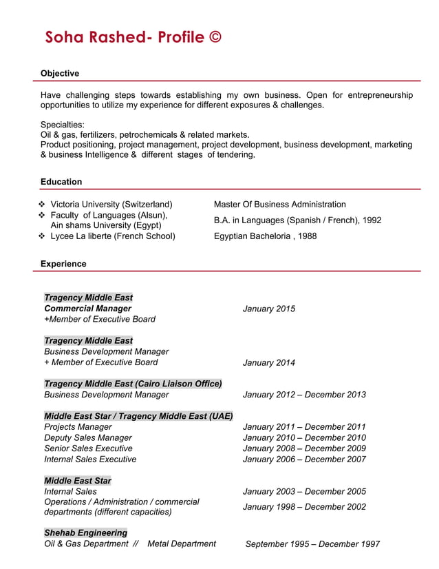 soha rashed- Profile 2016 (Update) | PDF