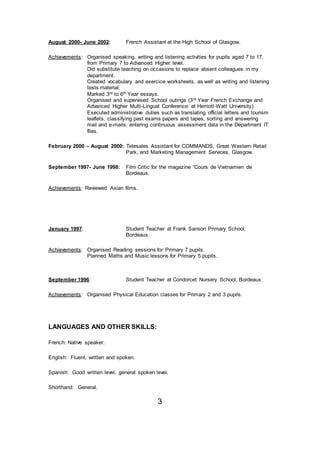 CV Sandra Dupuy | DOCX